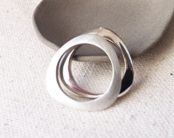 Geometric shape ring | Etsy