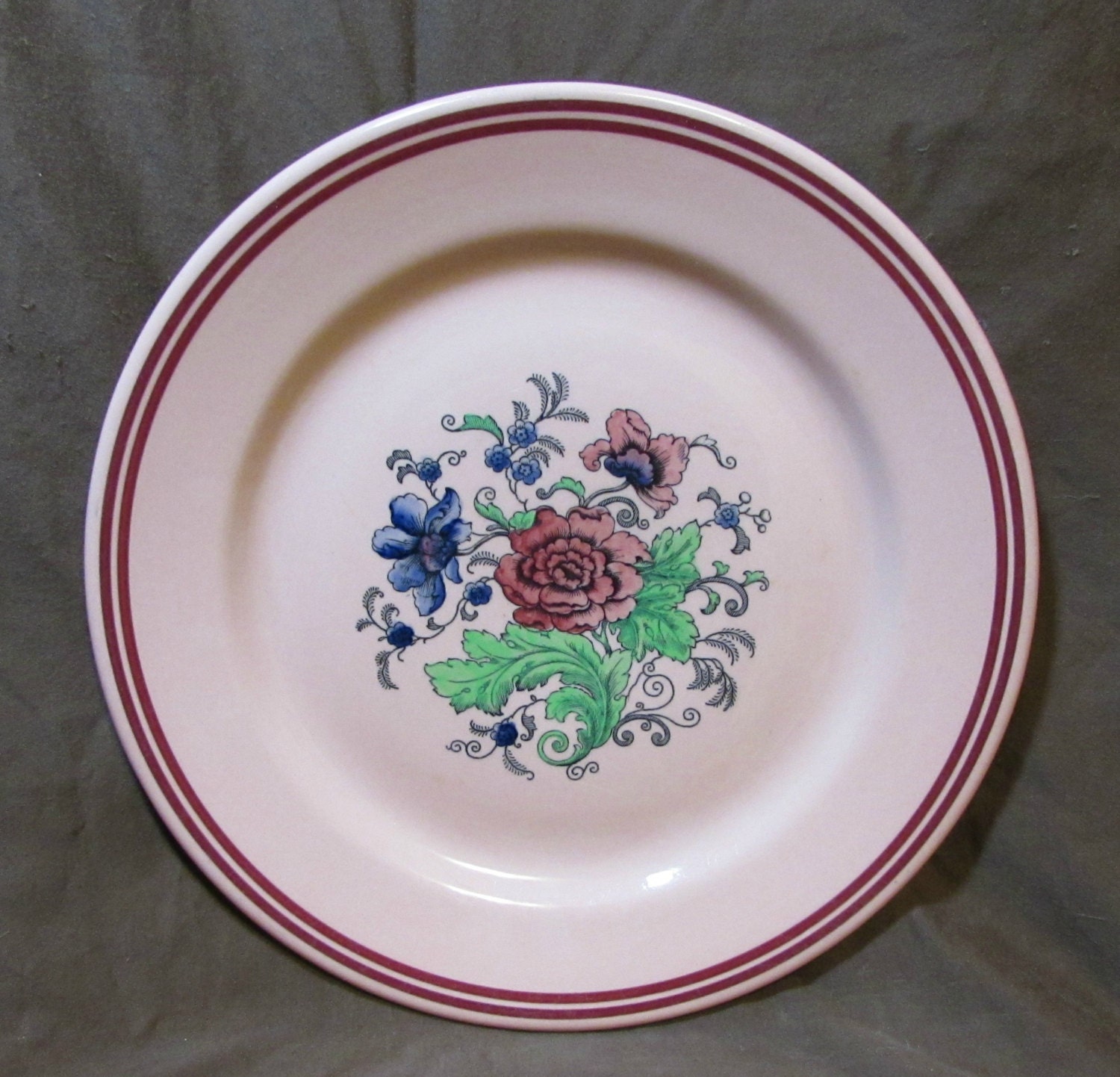 Platter Buffalo China Rouge Ware Large 1980's
