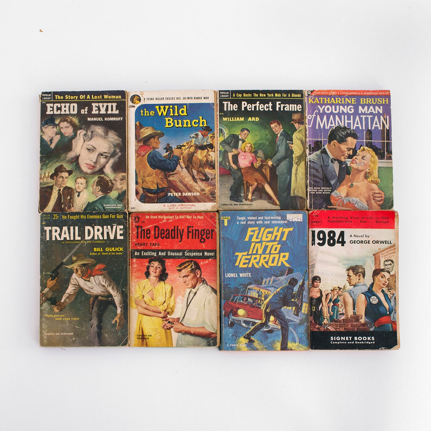 pulp fiction lot vintage pulp novel lot pulp paperbacks