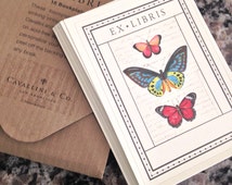 Popular items for ex libris bookplates on Etsy