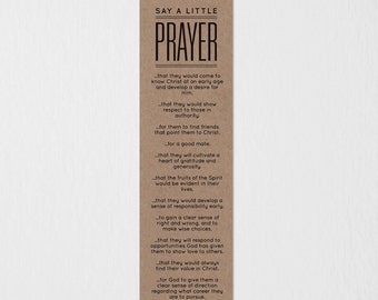 Prayer bookmark | Etsy