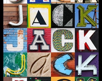 Jack letters | Etsy