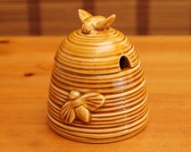 Popular items for ceramic honey pot on Etsy