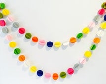 Popular items for paper circle garland on Etsy