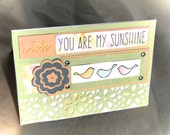 Items similar to You Are My Sunshine Card on Etsy