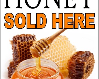 Local honey sign | Etsy