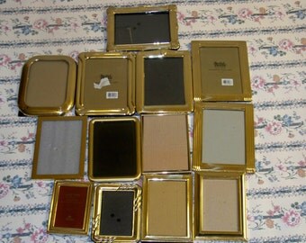 Popular items for brass photo frame on Etsy