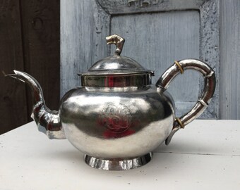 Silver teapot | Etsy