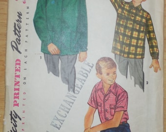 Boy shirt pattern | Etsy