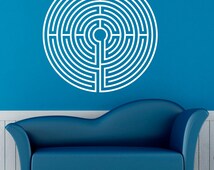 Unique maze wall decal related items | Etsy