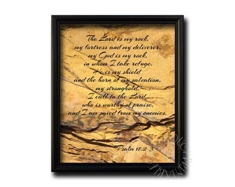 The lord is my rock | Etsy