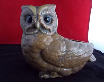 Owl flower pot | Etsy