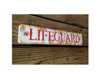 Popular items for lifeguard signs on Etsy