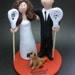 Jewish Wedding Cake Topper Underneath a Chuppah Wedding Cake