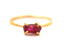 Popular items for rough gemstone ring on Etsy