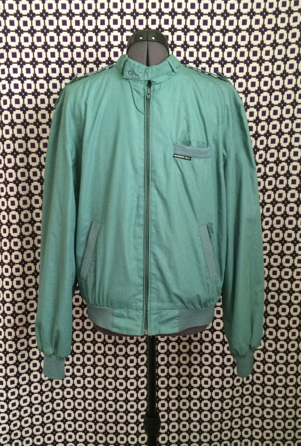vintage 80s green Member’s Only jacket – Haute Juice