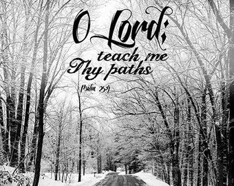 Bible verse winter | Etsy