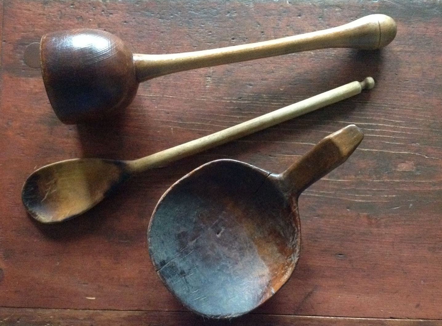 Antique Primitive American Treen Wooden Ware Trio – Haute Juice