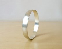 Popular items for heavy silver bangle on Etsy