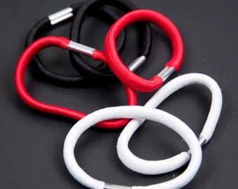 Items similar to elastic hair-ties, strechy, elastic hair ribbons ...