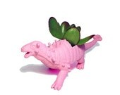Recycled Dinosaur and Animal Planters by Plantcycled on Etsy