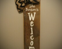 Popular items for custom rustic sign on Etsy