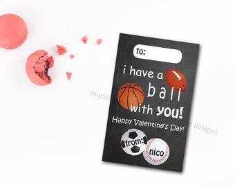 Popular items for sports valentines on Etsy