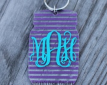 Unique mason jar keychain related items | Etsy