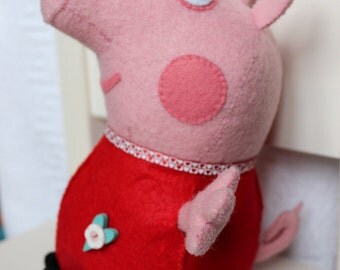 Peppa pig family | Etsy
