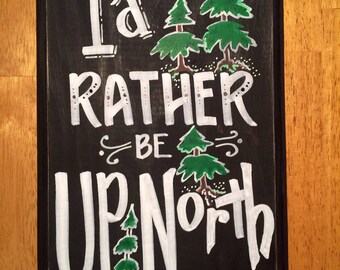Up north sign | Etsy