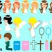 123 PNG Files First Communion ClipArt Digital Clip Art