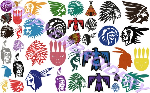 INDIAN NATIVE embroidery machine designs / motifs indien