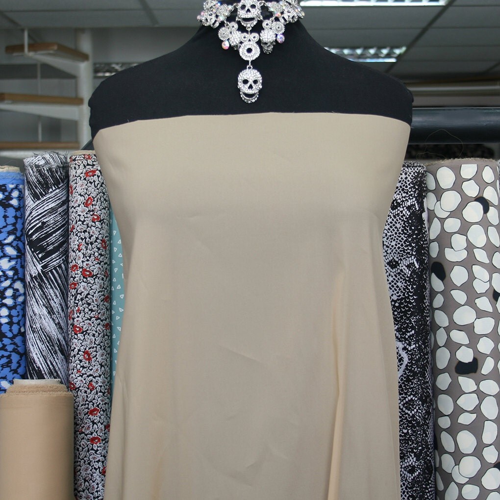 skin color nude stretch organza fabric silk lycra bridal