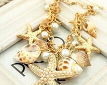 Popular items for seashell bracelet on Etsy
