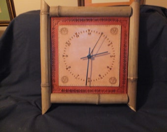 Bamboo clock | Etsy
