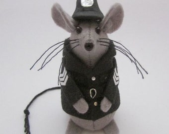 Military Mouse Felt Mice Felt Mouse Military by AllThingsMice