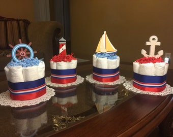 Beach diaper cake | Etsy