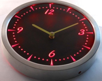 Illuminated clock | Etsy