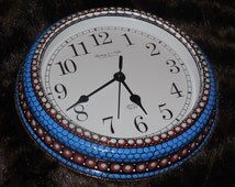 Popular items for hand painted clocks on Etsy