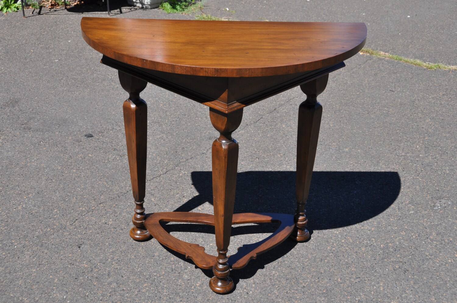 Baker Walnut William & Mary Style Hall Table – Haute Juice