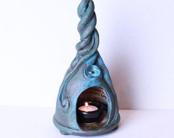 Clay luminaries | Etsy