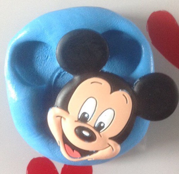 Mickey mouse silicone mouldmold by Siliconecraftmoulds on Etsy