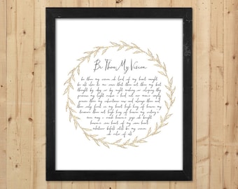 Be thou my vision | Etsy