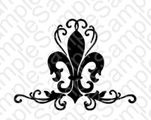 Popular items for fleur de lis scroll on Etsy