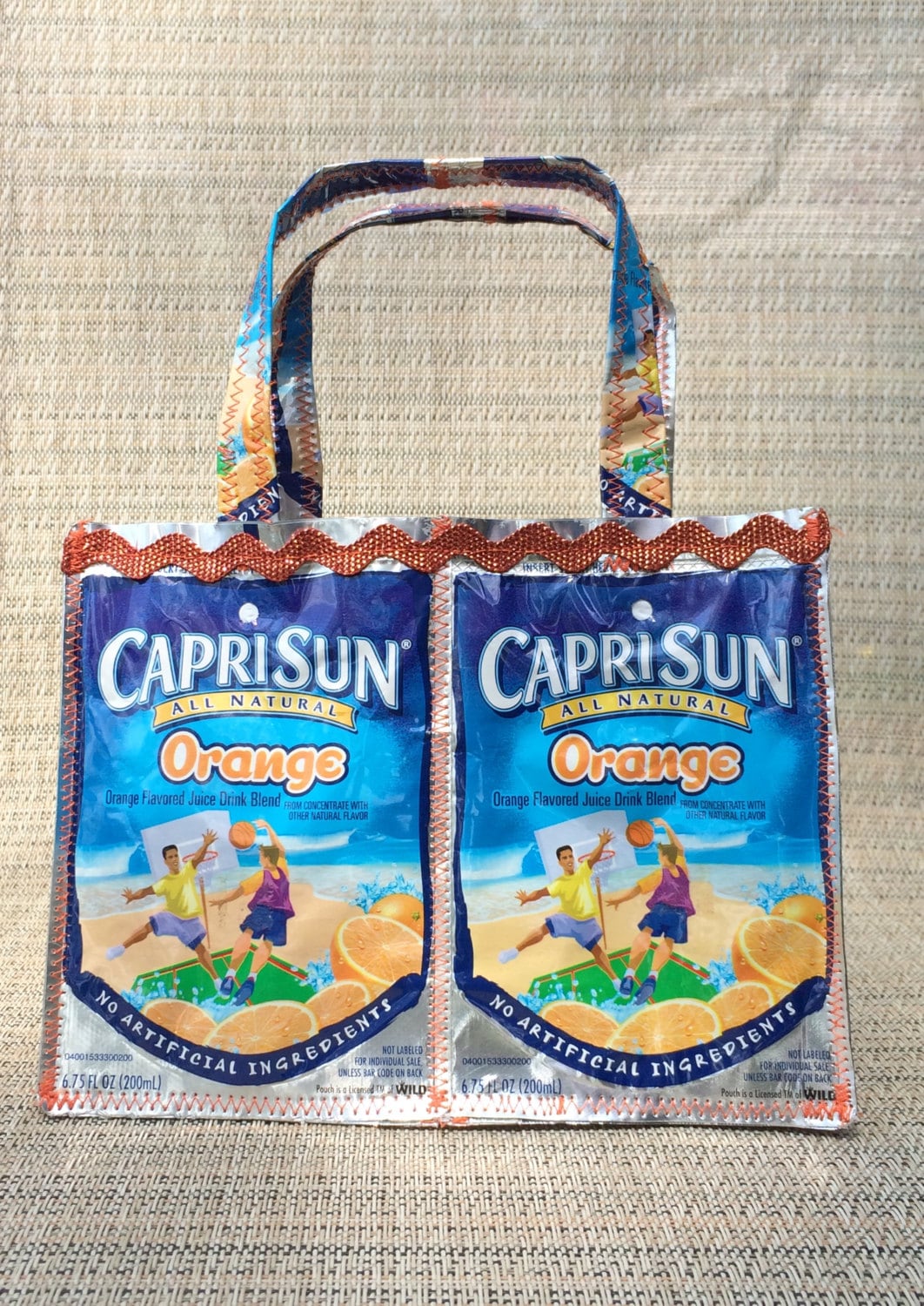 Small Capri Sun Purse Orange Fancy by PouchPurses on Etsy