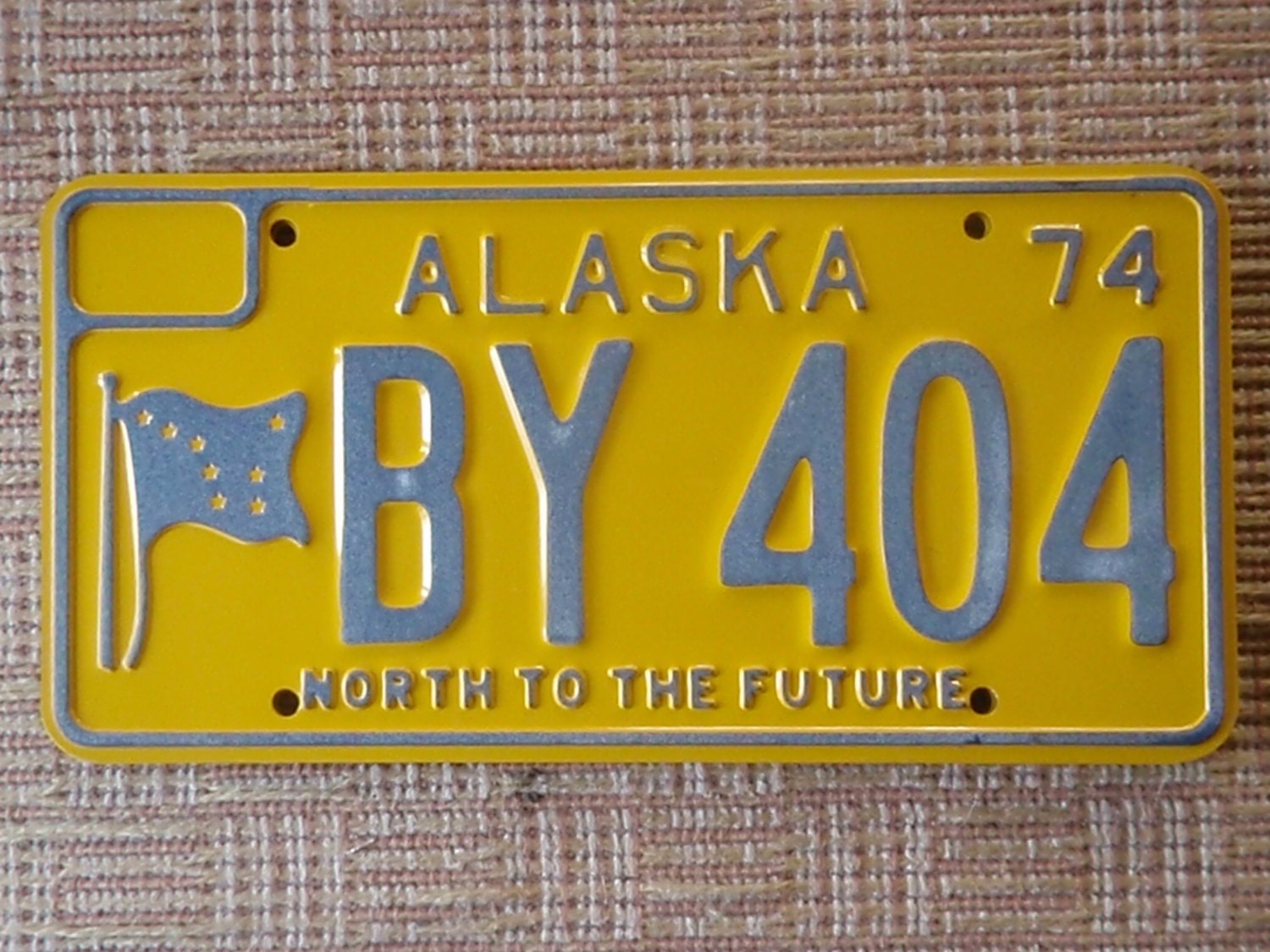 Alaska License Plate Vintage 1974 Plate FREE SHIPPING by lahaine