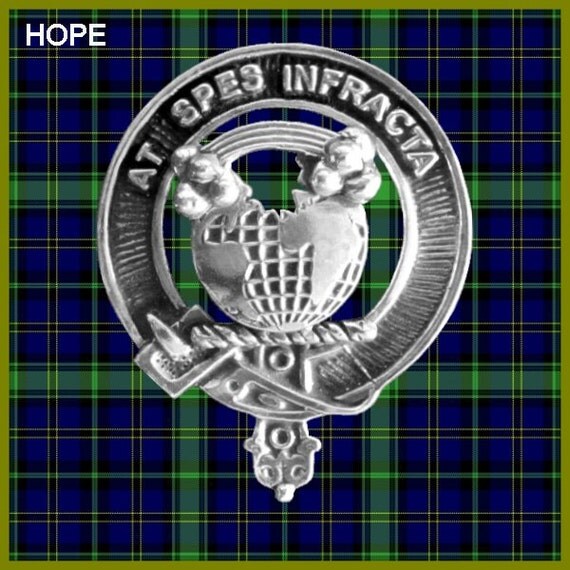 Hope Clan Crest Scottish Cap Badge CB02