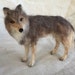 Needle Felted Grey Wolf Custom Original Realistic Wolves