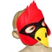 Children's CARDINAL Bird Felt Mask by MagicalAttic on Etsy