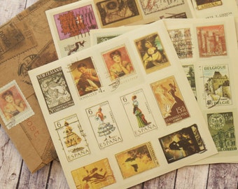 Popular items for old stamp on Etsy